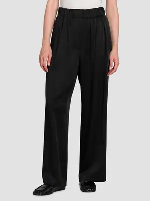 JIL SANDER Satin Wide-leg Trousers