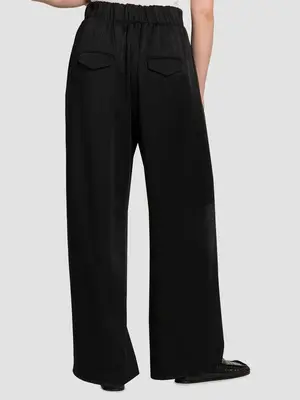 JIL SANDER Satin Wide-leg Trousers