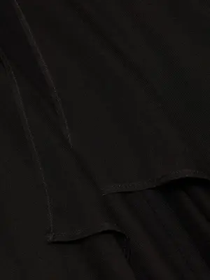 Michael Kors Veiled Wool Crepe Trousers