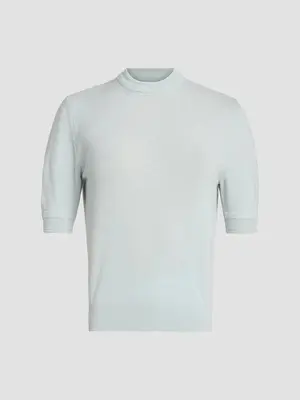 JIL SANDER Merino Wool Short-sleeve Sweater