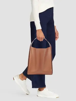 JIL SANDER Pivot Leather Tote Bag