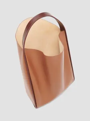 JIL SANDER Pivot Leather Tote Bag