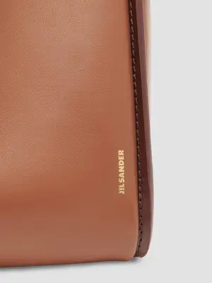 JIL SANDER Pivot Leather Tote Bag
