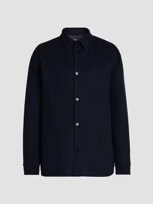 JIL SANDER Double Wool Shirt Jacket