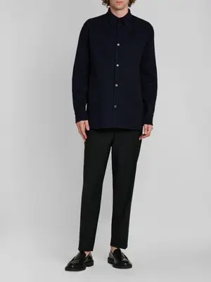 JIL SANDER Double Wool Shirt Jacket