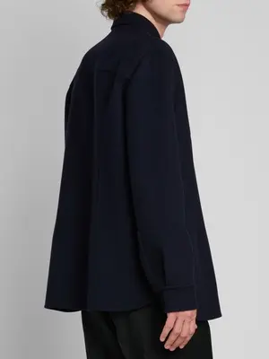 JIL SANDER Double Wool Shirt Jacket