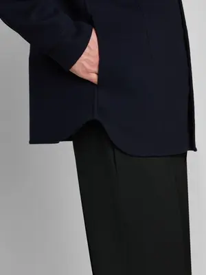 JIL SANDER Double Wool Shirt Jacket