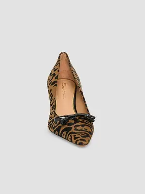 Santoni Adri 55mm -print Calf Hair Pumps