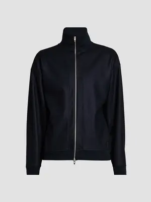 JIL SANDER Melton Wool Zip-front Jacket