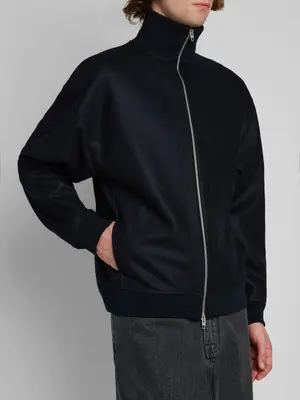 JIL SANDER Melton Wool Zip-front Jacket