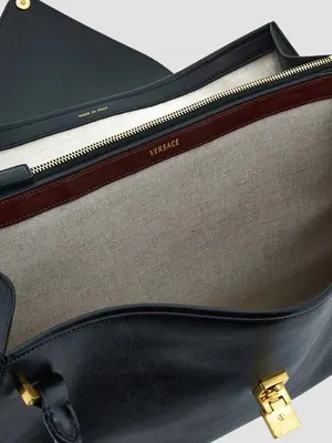 Versace Severine Large Leather Top Handle