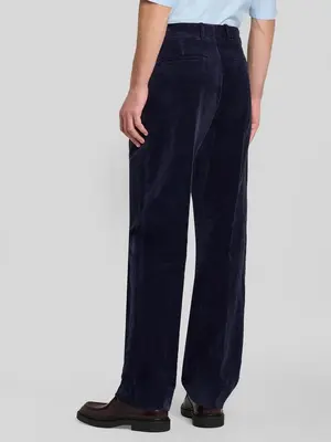 JIL SANDER Cotton-linen Velvet Trousers