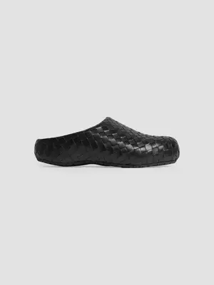 Bottega Veneta Intrecciato Leather Clog Mules