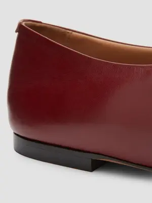JIL SANDER Prince Leather Ballerina Flats