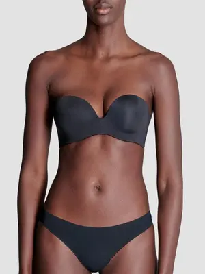 Simone Perele Essential Plunge Microfiber Multi-way Bra - Black