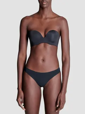 Simone Perele Essential Plunge Microfiber Multi-way Bra - Black