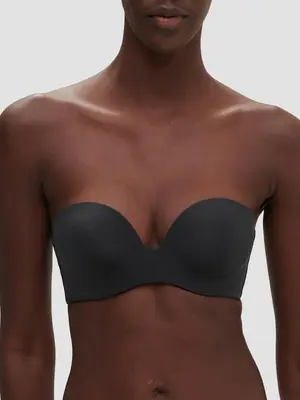 Simone Perele Essential Plunge Microfiber Multi-way Bra - Black