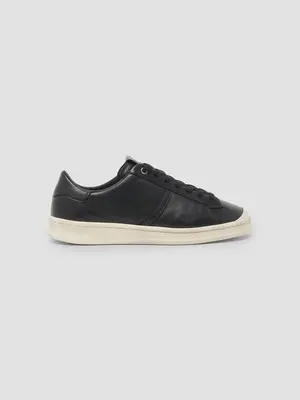 JIL SANDER Leather Low-top Sneakers - Black