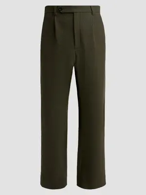 JIL SANDER Felted Wool-blend Trousers