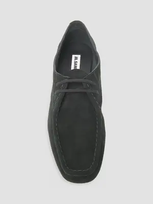 JIL SANDER Suede Wallabee Shoes
