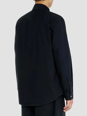 DIESEL® Alias Logo Zip-front Shirt Jacket