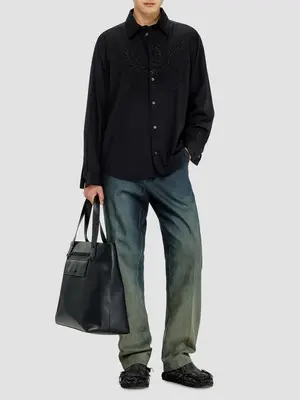 DIESEL® Embroidered Cotton Overshirt