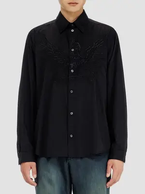 DIESEL® Embroidered Cotton Overshirt