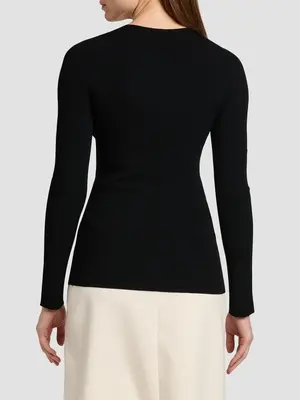 JIL SANDER Rib-knit Crewneck Sweater