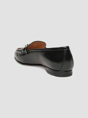 Santoni Leather Bit Loafers