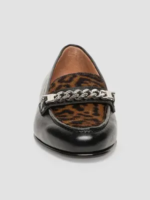 Santoni Leather Bit Loafers