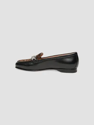 Santoni Leather Bit Loafers