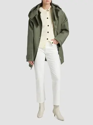 JIL SANDER Crewneck Wool Cardigan