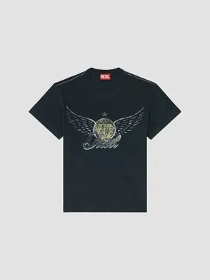 DIESEL® Gerio Cotton-blend Crewneck T-shirt