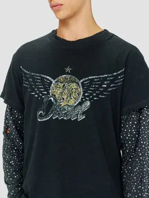 DIESEL® Gerio Cotton-blend Crewneck T-shirt