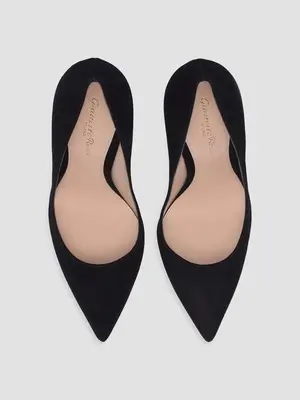 GIANVITO ROSSI 105mm Suede Stiletto-heel Pumps - Black
