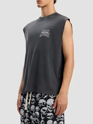 Palm Angels Palm Leaf Cotton T-shirt