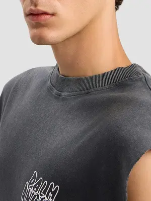 Palm Angels Palm Leaf Cotton T-shirt