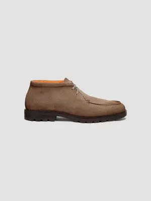 Santoni Rock Suede Chukka Boots - Brown