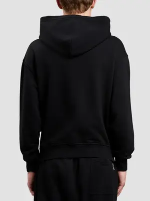 Palm Angels Logo Neck Cotton Hoodie