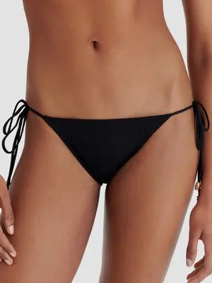 ERES Exquise Beaded Side-tie Bikini Bottom - Black
