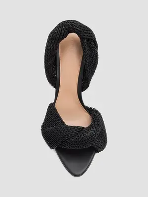 Bottega Veneta Grace 90mm Leather Slingback Sandals