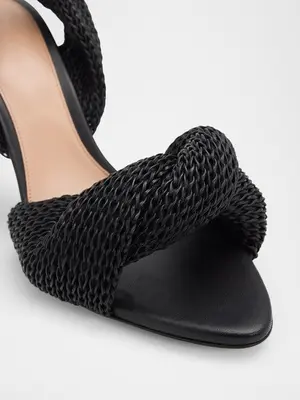Bottega Veneta Grace 90mm Leather Slingback Sandals
