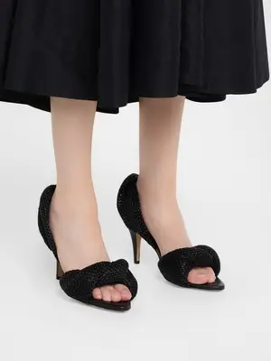 Bottega Veneta Grace 90mm Leather Slingback Sandals