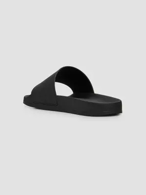Palm Angels Teddy Slide Sandals - Black Brown