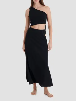 ERES Légende Asymmetric One-shoulder Maxi Dress