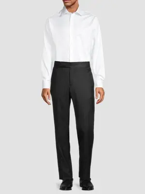 Emporio Armani Wool Tuxedo Pants