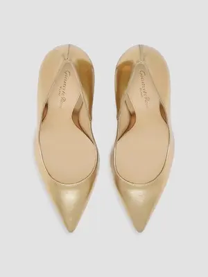 GIANVITO ROSSI 105mm Metallic Leather Pumps - Mekong