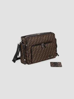Fendi Ff Logo Diaper Bag