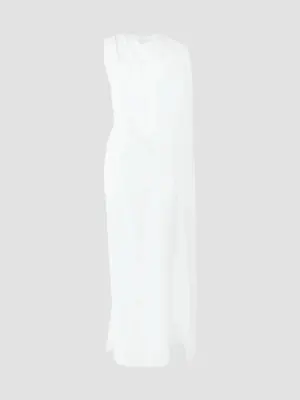 Carolina Herrera Draped One-shoulder Column Gown