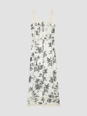 Zadig&Voltaire Renaid Tropical Island Maxi Dress